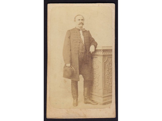 ISTVAN OLDAL kartonka 10 x 6 cm foto zrenjanin c.1860