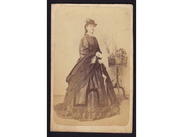 ISTVAN OLDAL kartonka 10 x 6,5 cm foto zrenjanin c.1860