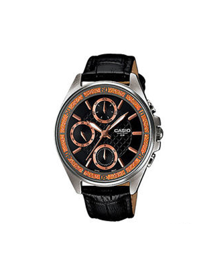 ŽENSKI RUČNI SAT CASIO LTP-2086L-1A LEATHER BLACK Casio