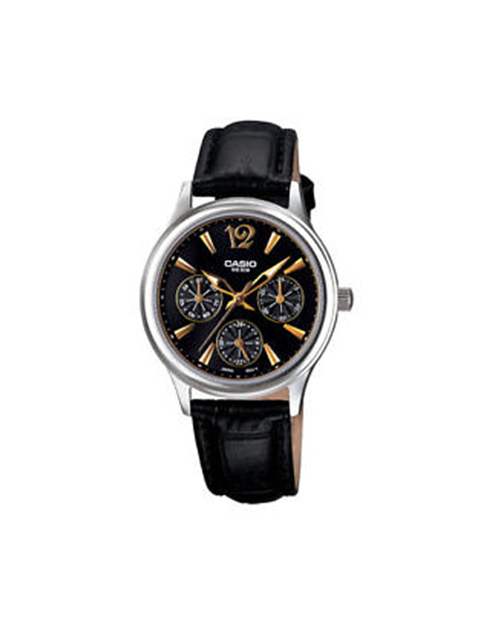 ŽENSKI RUČNI SAT CASIOLTP-2085L-1A LEATHER BLACK Casio