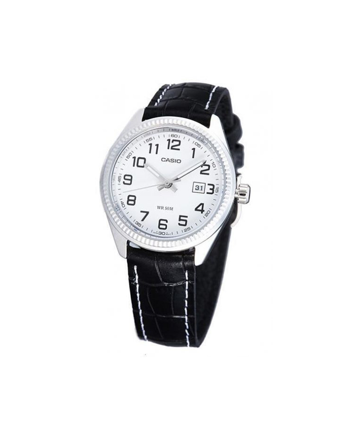 ŽENSKI RUČNI SAT CASIO LTP-1302L-7B LEATHER BLACK Casio