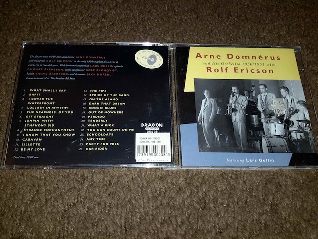 Arne Domnérus and His Orchestra 1950/1951 , ORIG.