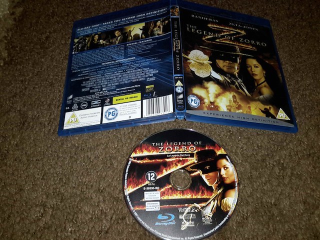 The legend of Zorro Blu-ray
