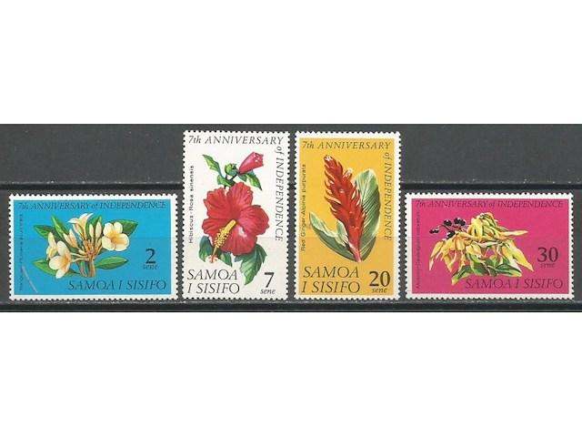 Samoa,Flora-7 god nezavisnosti 1969.,čisto