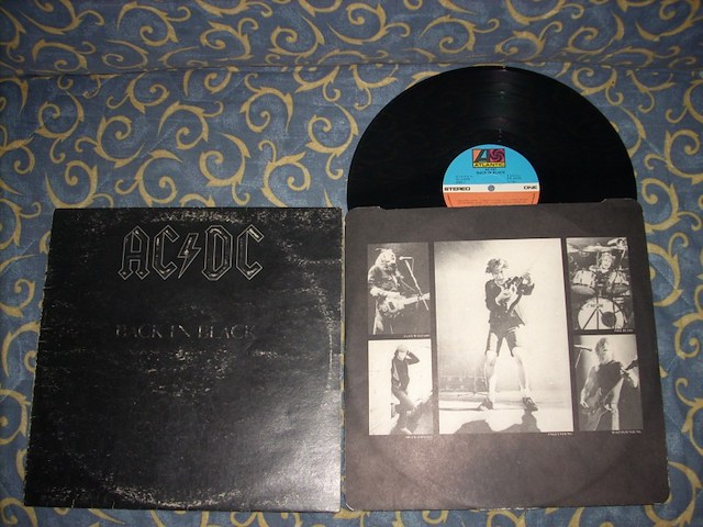 AC/DC ‎– Back In Black LP Suzy 1980.