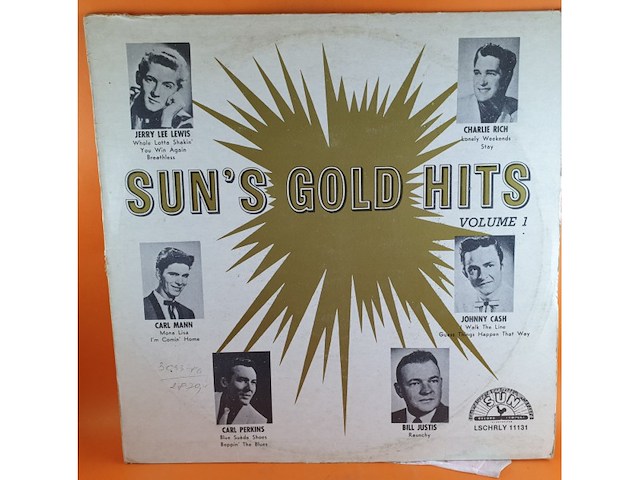 Various ‎– Sun`s Gold Hits Volume 1 , LP
