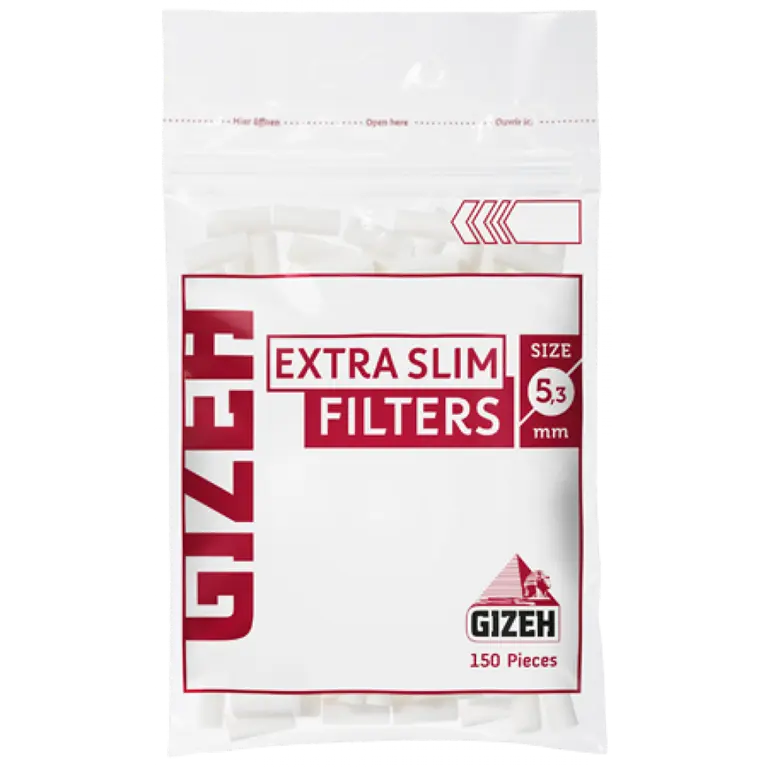 Gizeh GIZEH FILTER - EXTRA SLIM FILTER 150kom (5006)