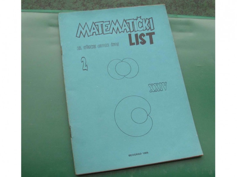 Matematički list 1989 - 2