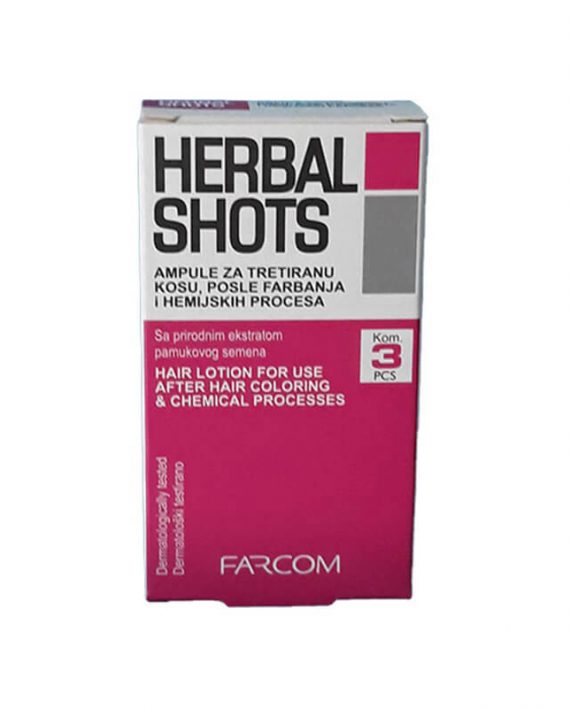 Farcom Herbal Shots ampule za farbanu i oštećenu kosu