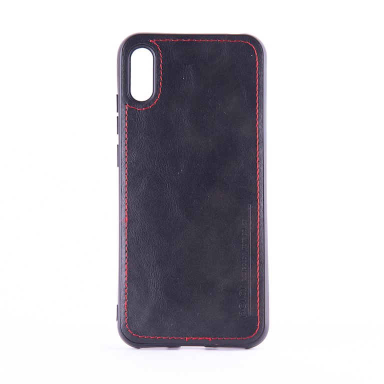 TPU LEATHER Y6 2019 (crna)