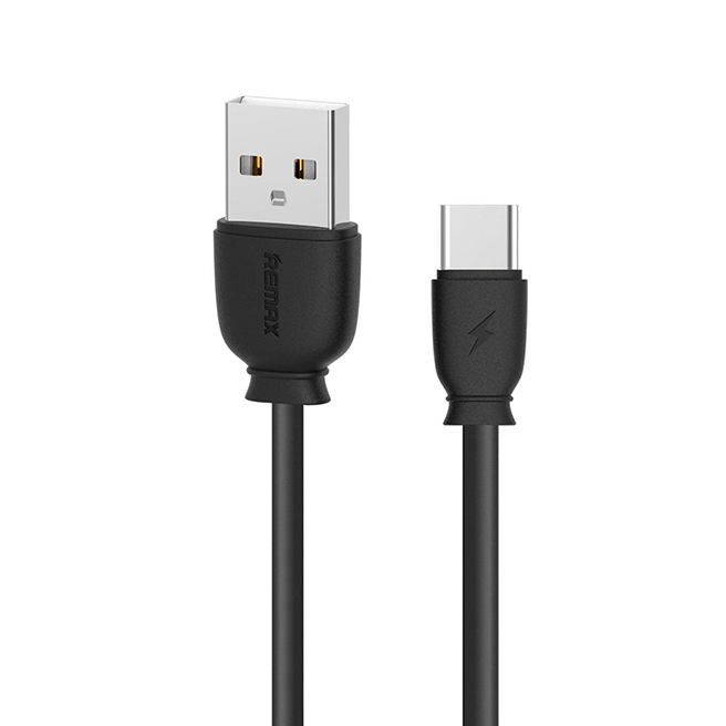 USB Data Cable REMAX RC-134a Type-C (2.1A) crni 1m