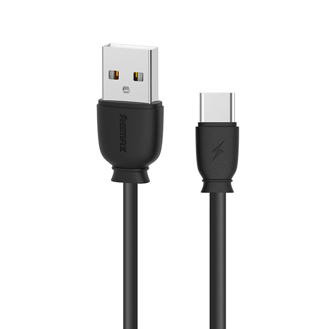 USB Data Cable REMAX RC-134a Type-C (2.1A) Crni 1m