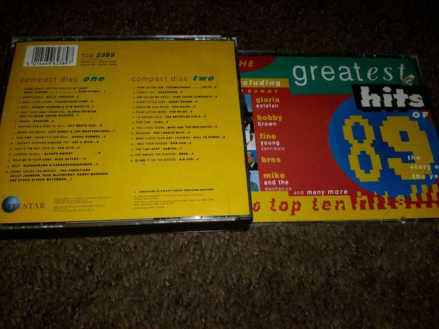 VA - The greatest hits of 1989 2CDa , ORIGINAL