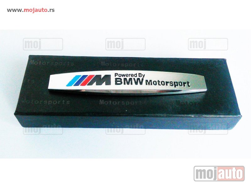 BMW M metalni znak samolepljiv