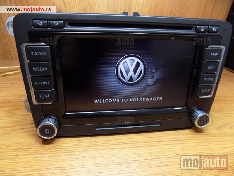 VW RNS 510 Fabricka navigacija dvd mp3 cd sd golf - passat b7