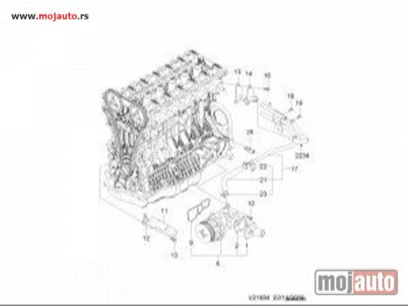 Chevrolet Epica 2.0B/2.5B Termostat 04- NOVO