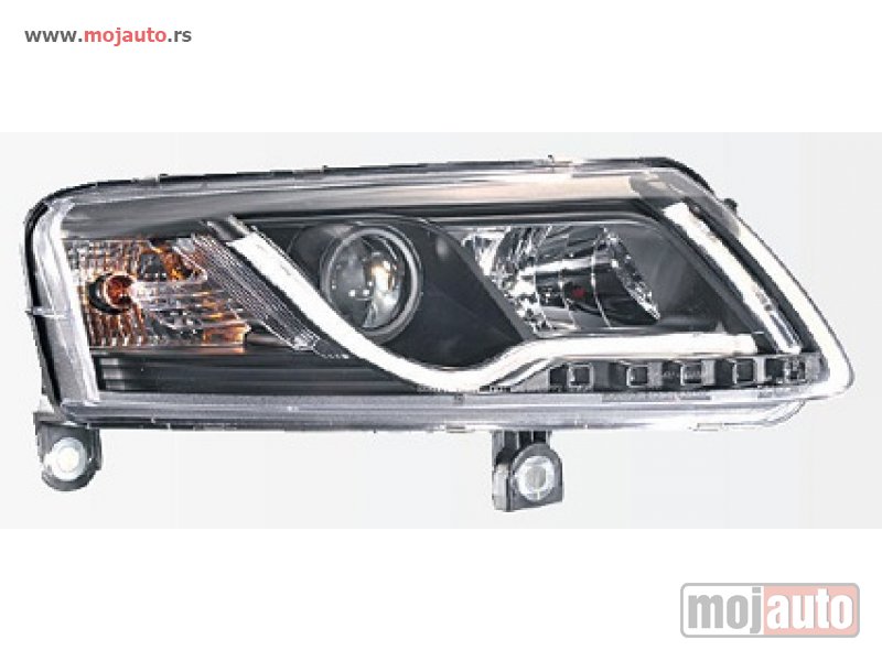 Devil Eye farovi AUDI A6 Black,hrom 04-08 LED TUBE !!!