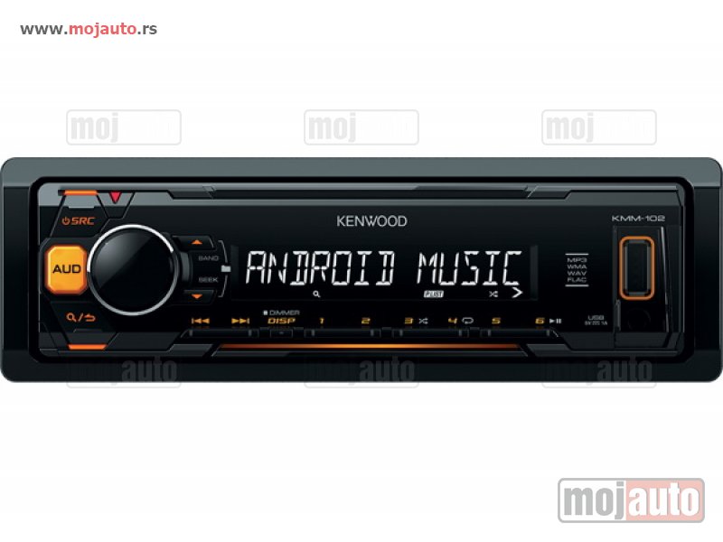 KENWOOD AUTO RADIO KMM-102AY. CENA>8190 RSD.