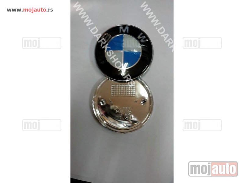 BMW ZNAK SA POSTOLJEM FI 78MM.FI 68MM. CENA:1000 RSD/KOMAD.