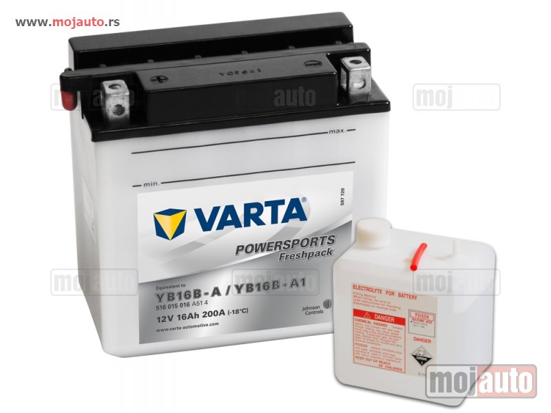 Akumulator Varta YB16-A