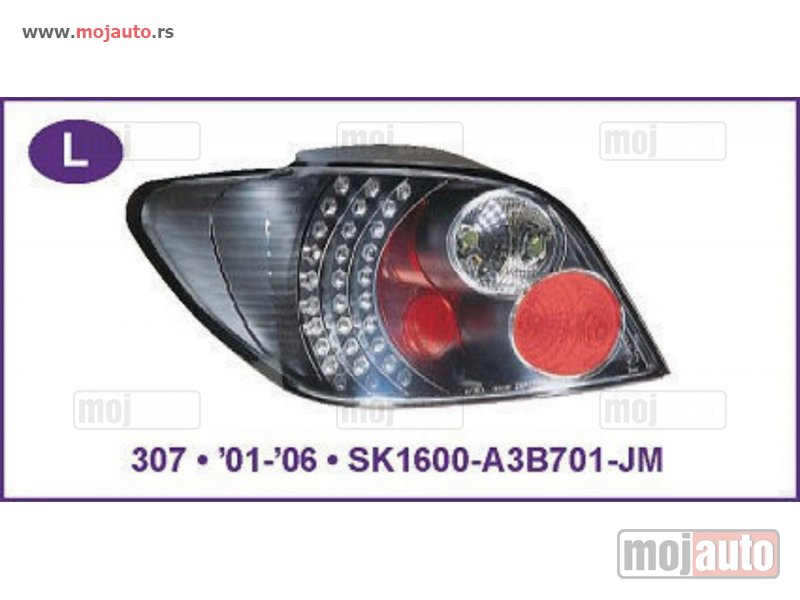 Peugeot 307 LED stop