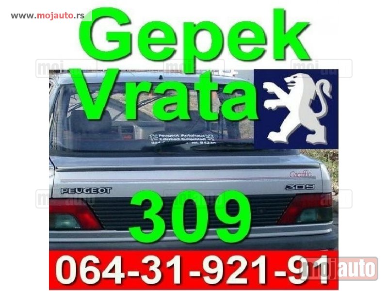 309 Gepek Vrata Peugeot