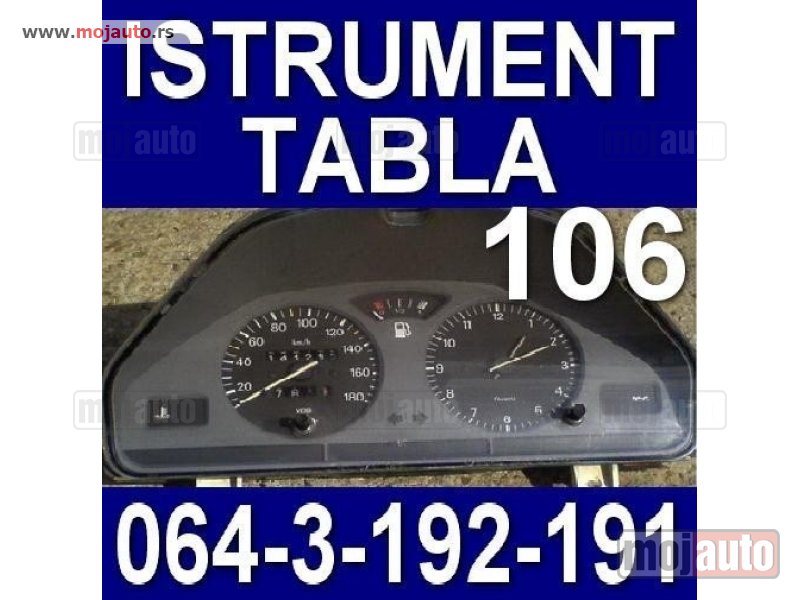 106 Instrument Tabla Peugeot