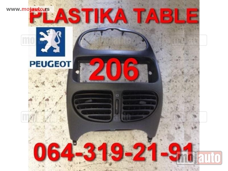 Plastike Komandne Table 206 Peugeot