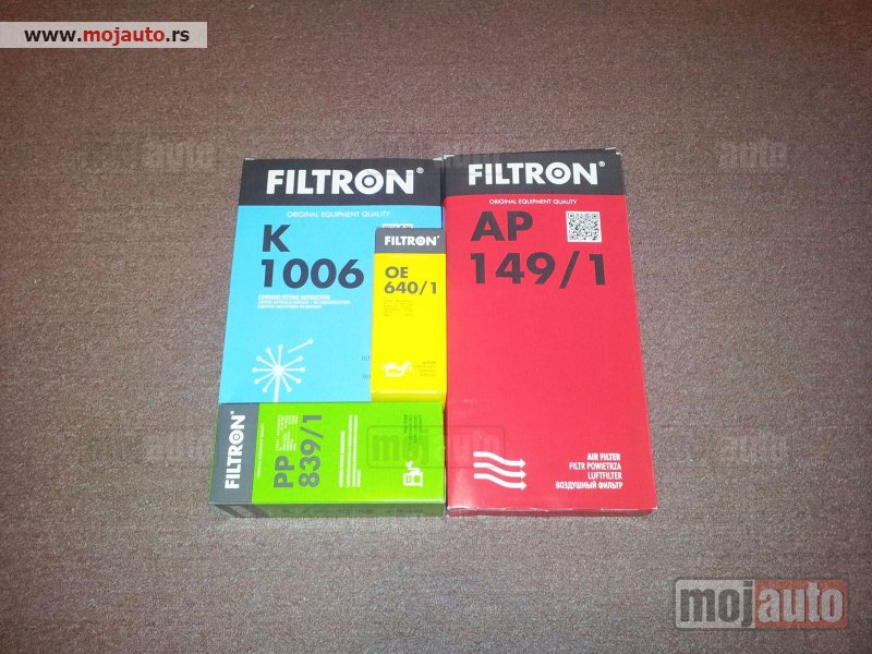 FILTRON filteri za sve modele FILTRON