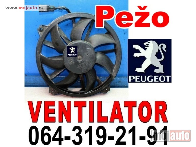 VENTILATOR Hladnjaka Pežo 106 405 Partner 309 205 Peugeot