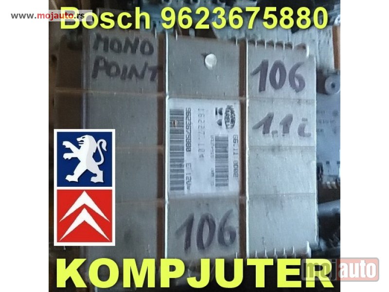 Kompjuter Magneti Marelli G6.11 0D02 Pežo 106 Peugeot 9623675880 Citroen