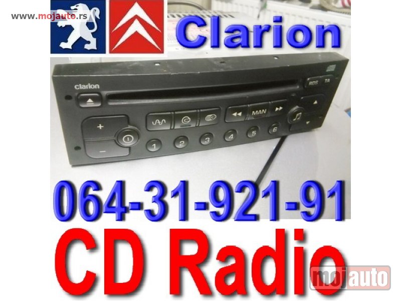 CD Radio Pežo Peugeot Citroen
