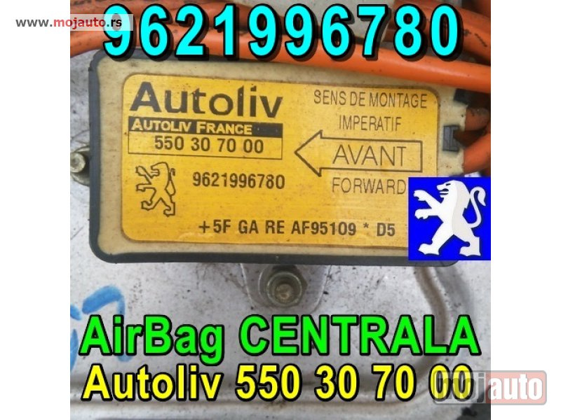 AirBag CENTRALA Autoliv 550 30 70 00 Peugeot 9621996780 +5F GA RE AF95109