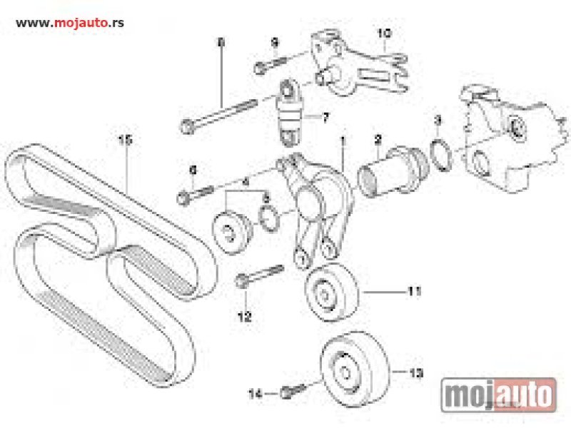 BMW Serija 5 E34/E39 Prugusivac Spanera PK Kaisa, NOVO