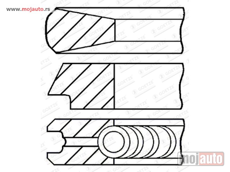 Pezo 308 1.6HDI Karike Set STD 07-13, NOVO