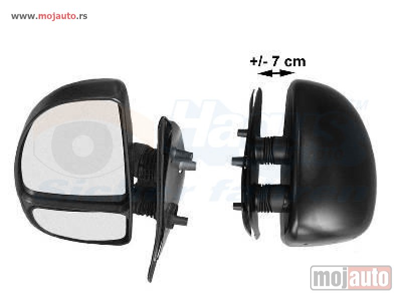 Citroen Jumper I/II Retrovizor Levi Mehanicki Kratki 99-06, NOVO