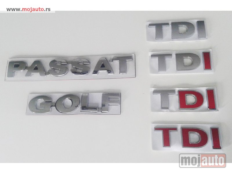 Auto znak Golf TDI