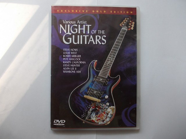 DVD The night of the guitars - Various Artist