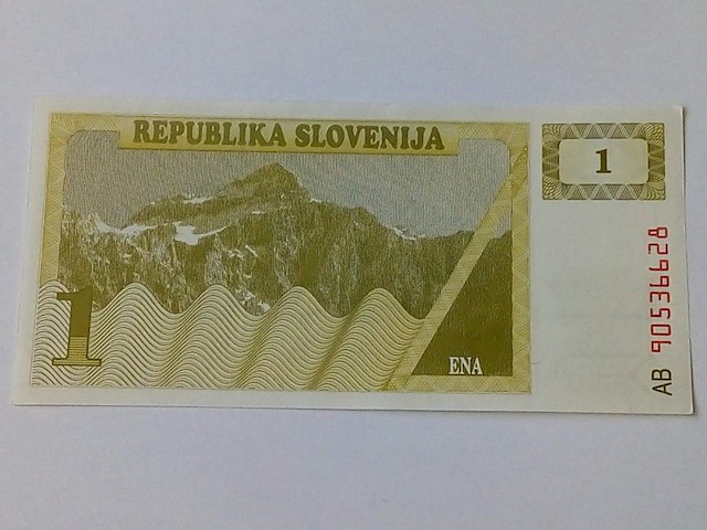 1 Tolar 1991.god - Planina -  Slovenija - ODLICNA -
