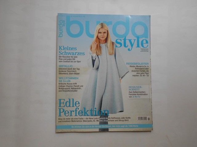 Burda style 11/ 2013, nemački BEZ prevoda i šema