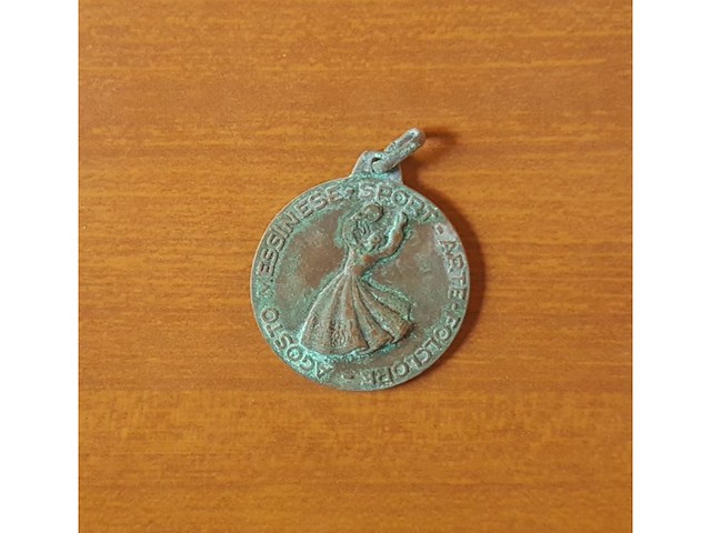 Medalja `Agosto Messinese` Sport-Arte-Folclore Italy