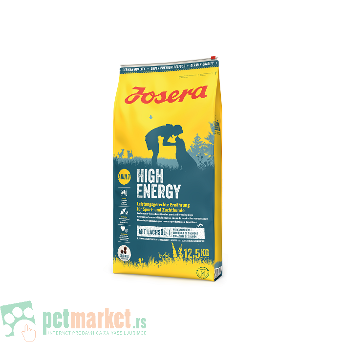 Josera: Hrana za aktivne pse Energy, 15 kg