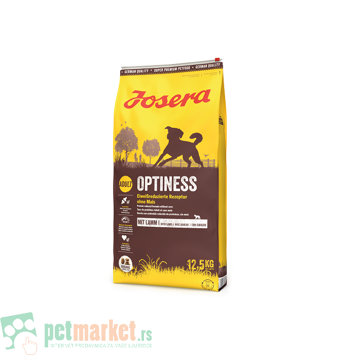Josera: Hrana za odrasle pse Optiness, 12.5 kg