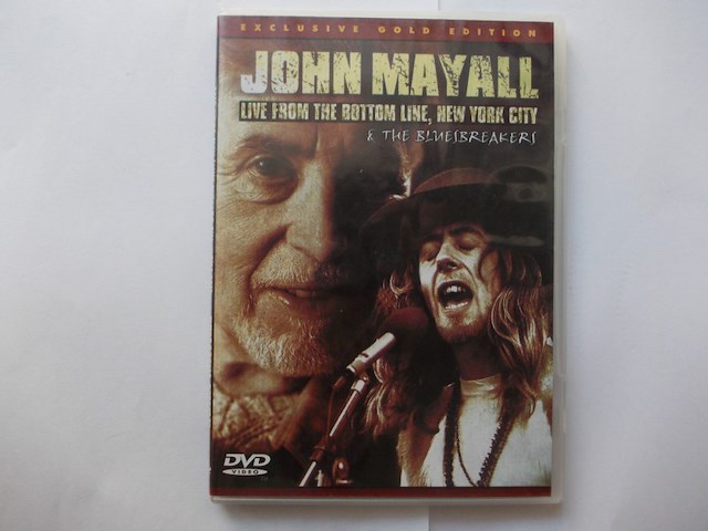 DVD Live from the bottom line, NY city - John Mayall