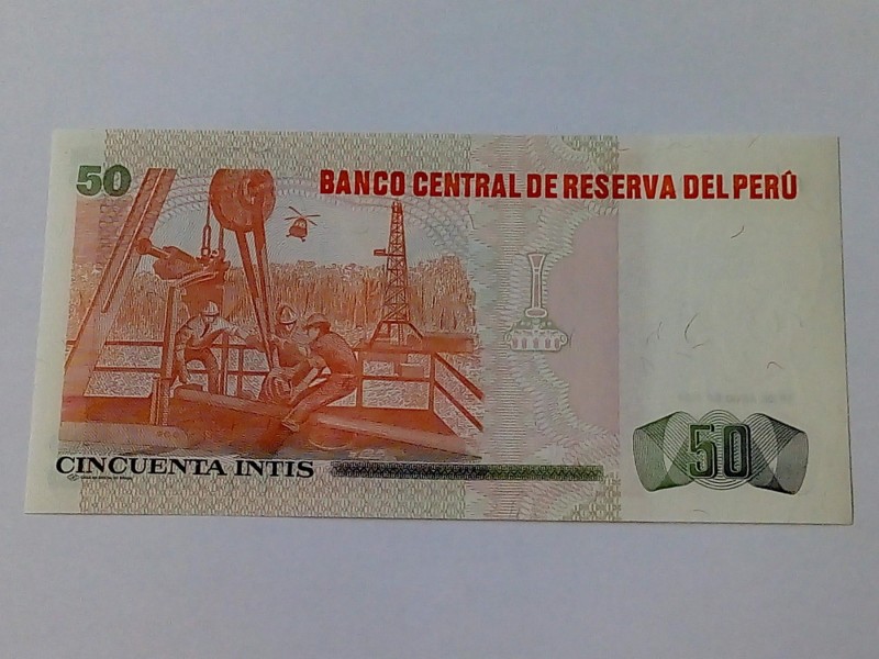 50 Intis 1987.god - Helikopter - Peru - Odlicna -