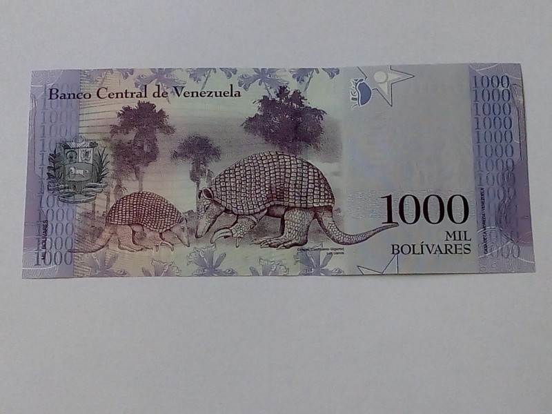 1000 Bolivares 2017.g - Venecuela - Mravojed - Odlicna