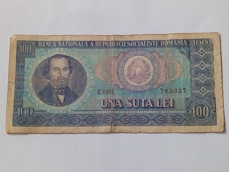 100 Lei 1966.god - Rumunija -