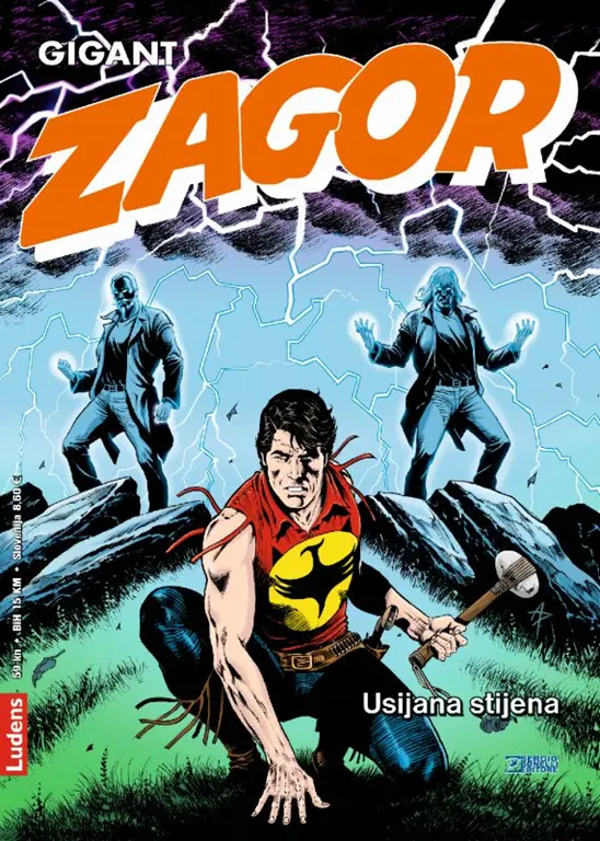 Ludens Zagor gigant 8: Usijana stijena (korica A)