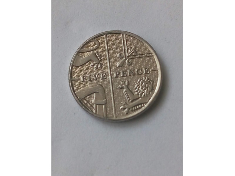 5 Pence 2012.godine - Engleska -