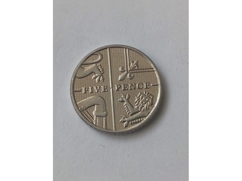 5 Pence 2012.godine - Engleska -